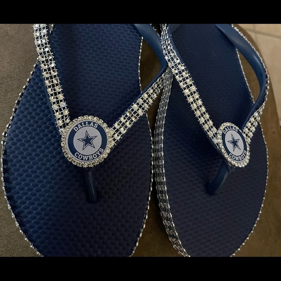 Shoes | Dallas Cowboys Flip Flops | Poshmark